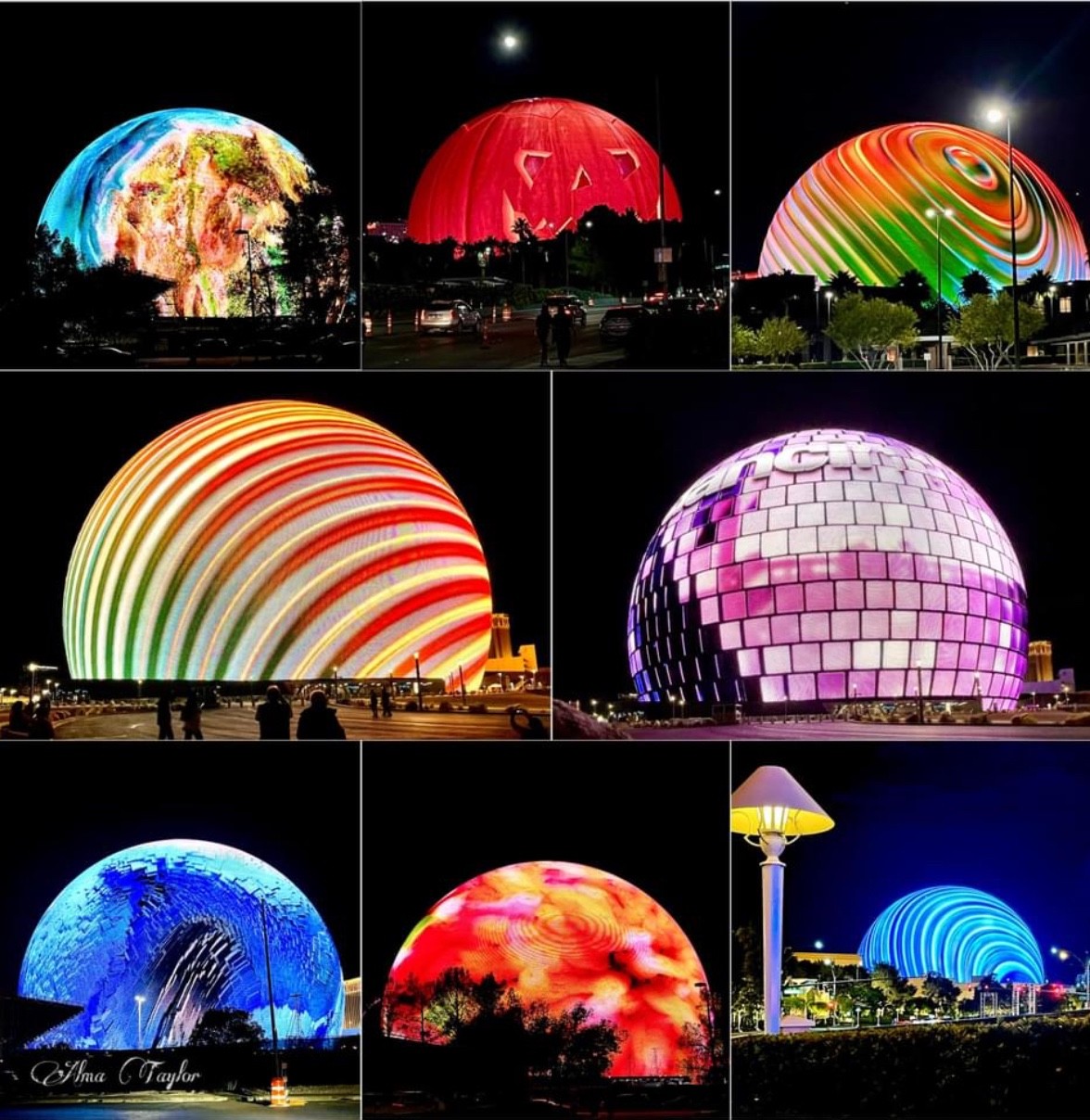 Check out the new sphere event venue in Las Vegas.