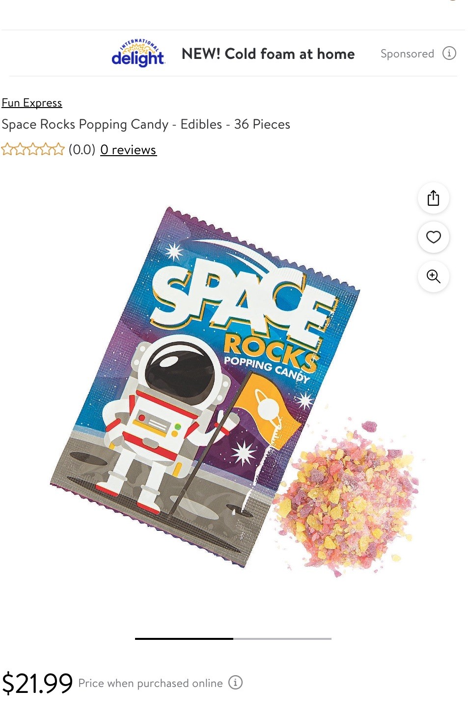 I need ideas for "space themed" individually wrapped foods for S