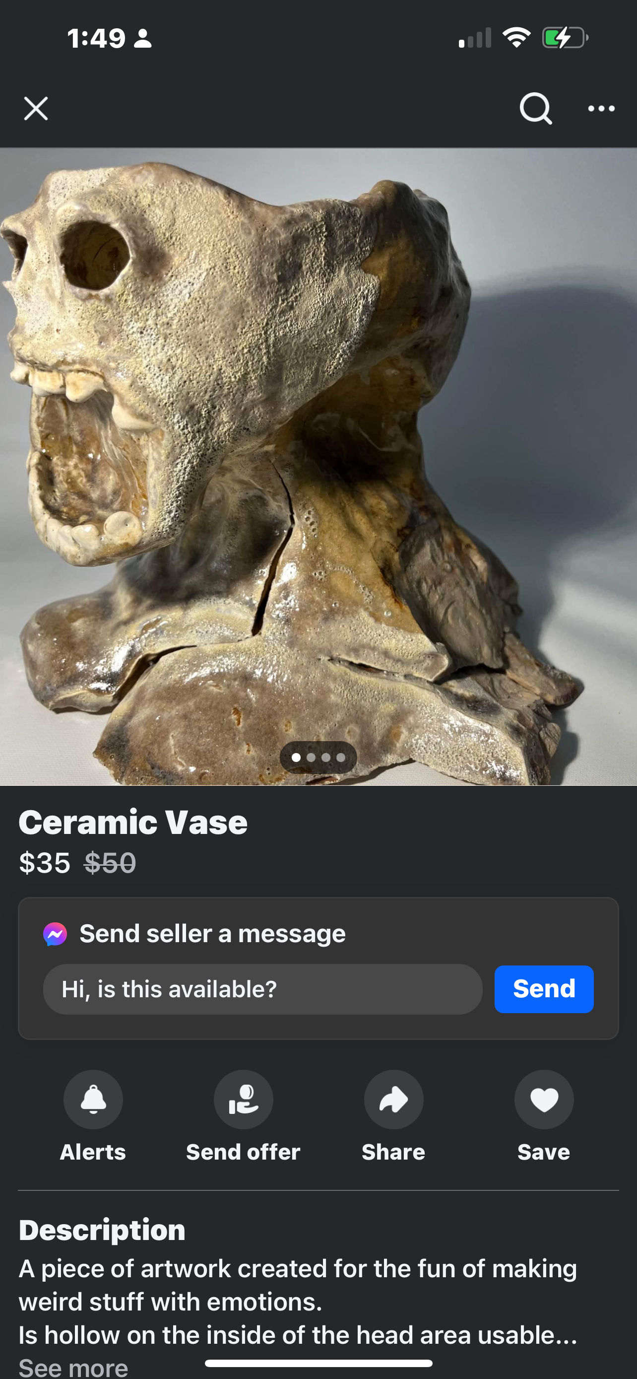 Strange stuff for sale on Facebook