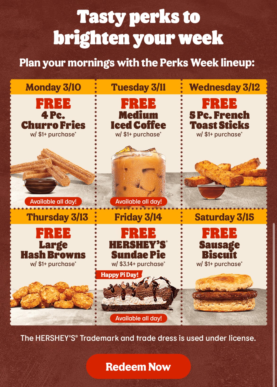 Burger King perks week