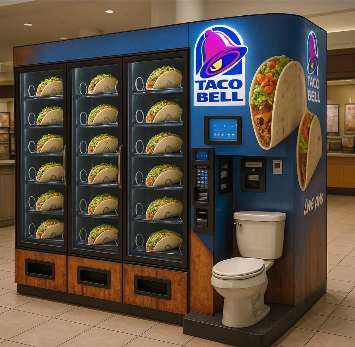 Taco Bell has a new vending machine.