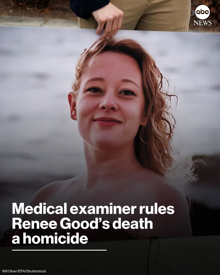 Renee Good's Death has been Ruled a Homicide