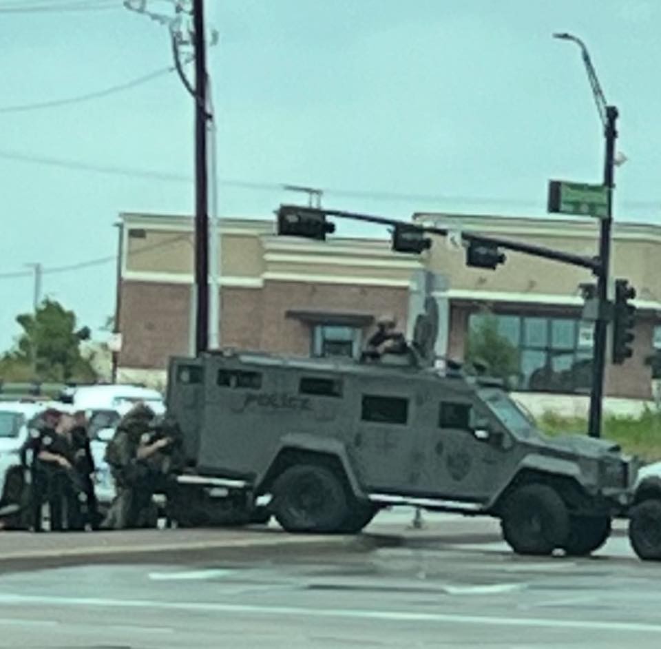 Police stand-off