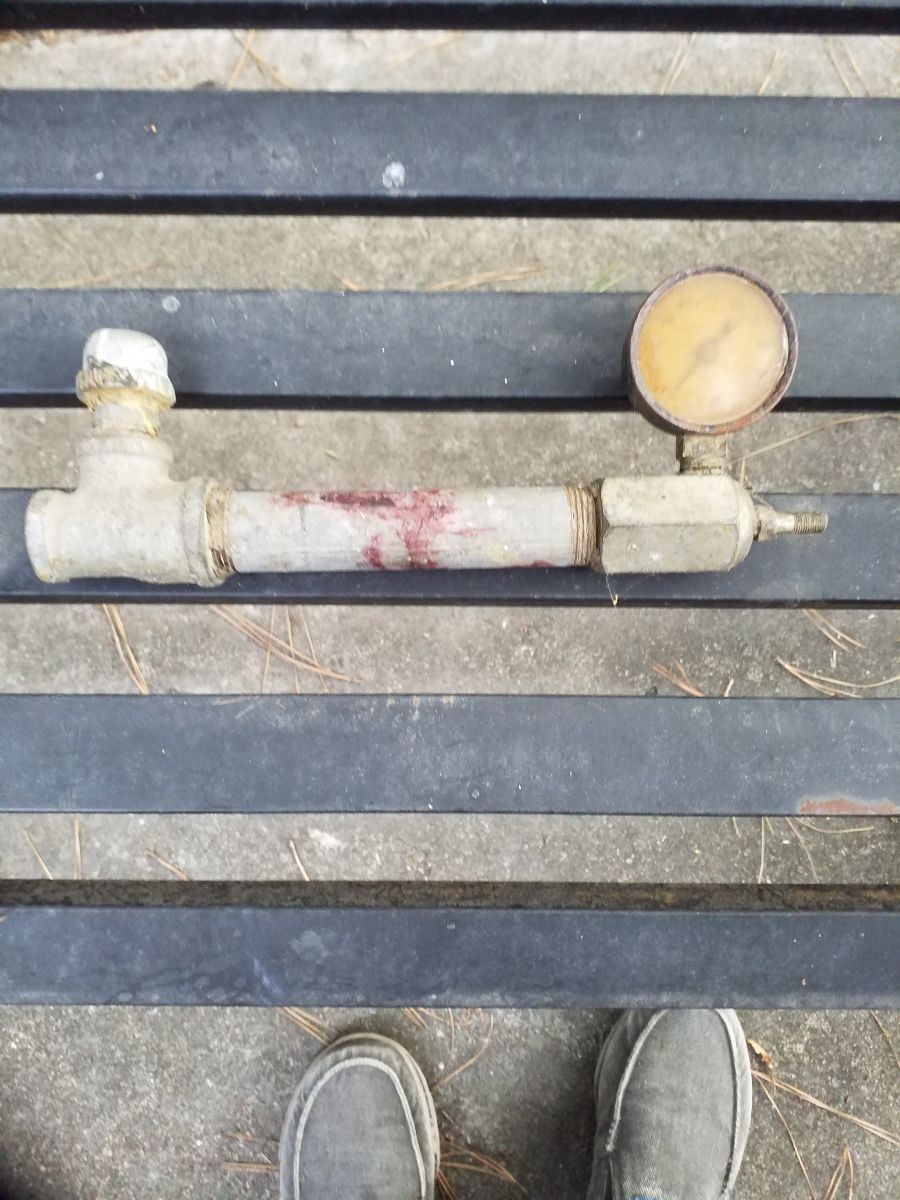 Gas line inspection for fostering