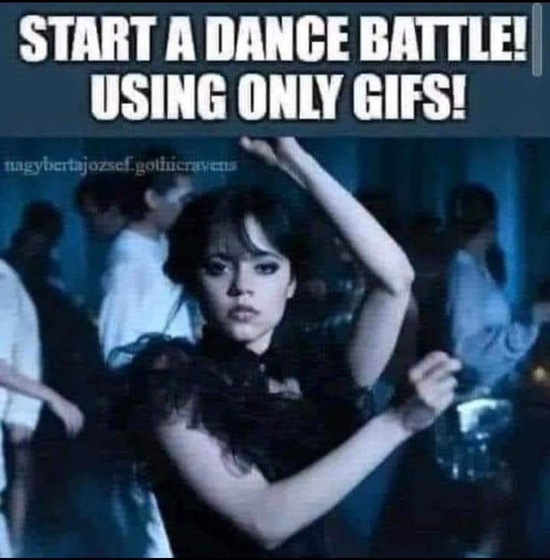 Gif Dance Battle Party Time!