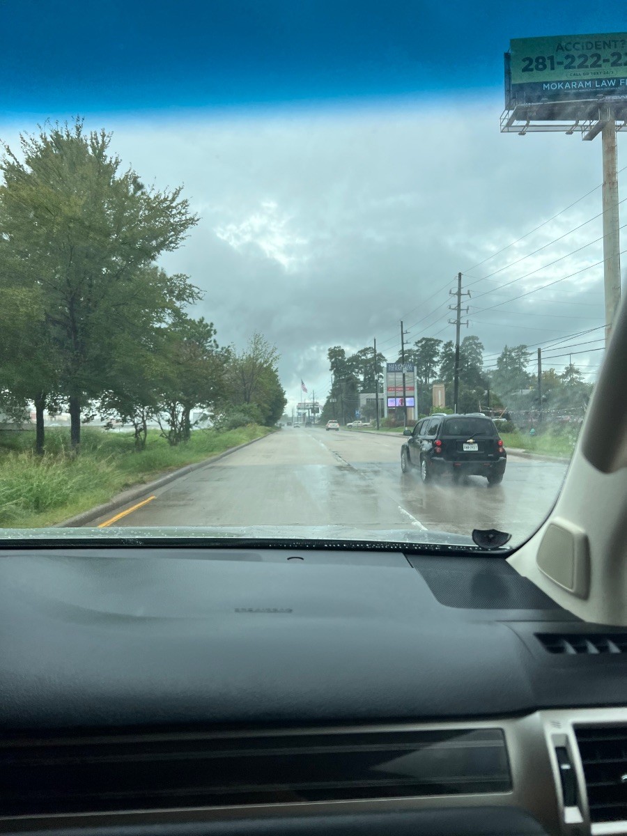 Blinding rain cometh