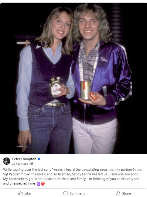 RIP Sandra Farina aka Strawberry Fields