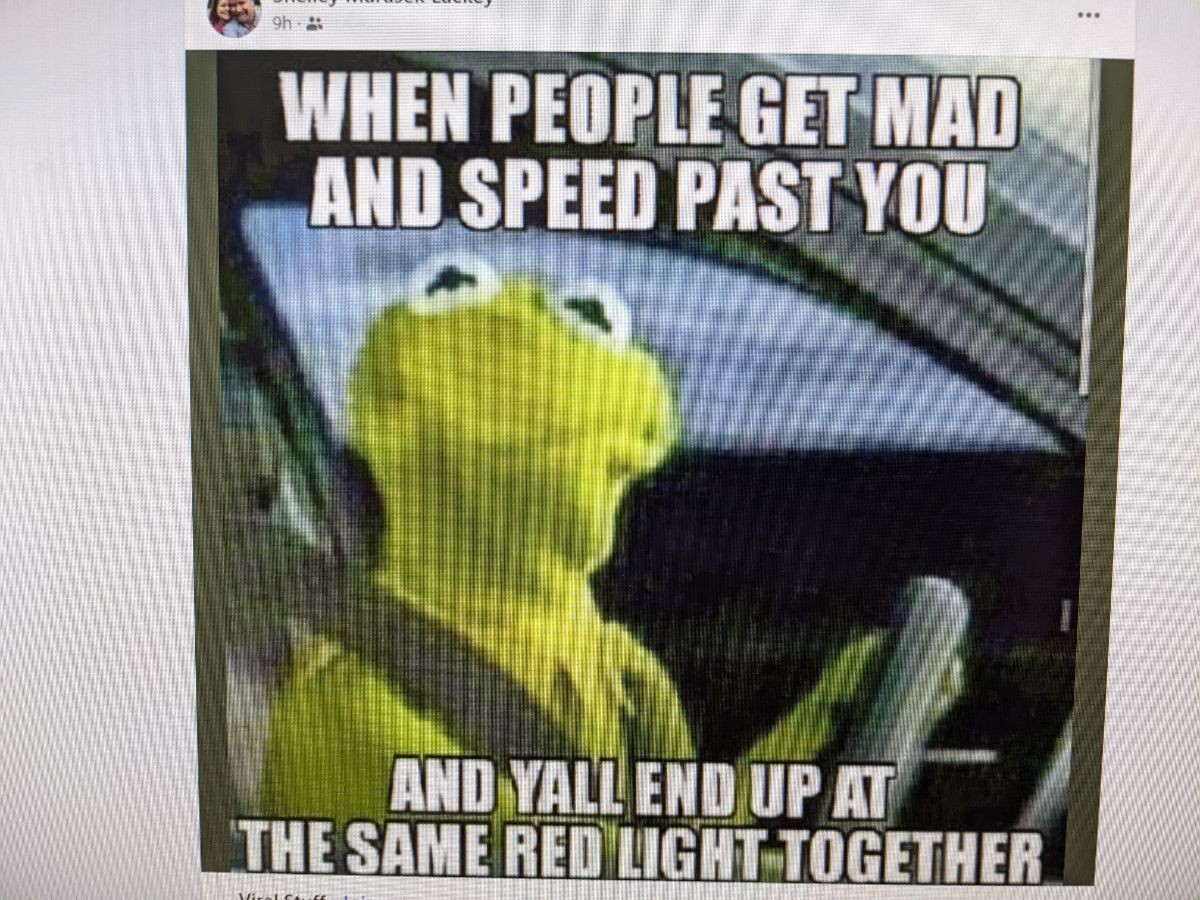 Red light funny!