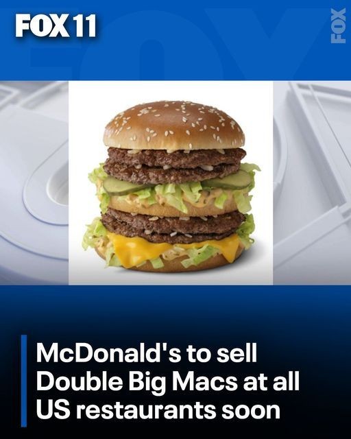 The DOUBLE Big-Mac is coming...