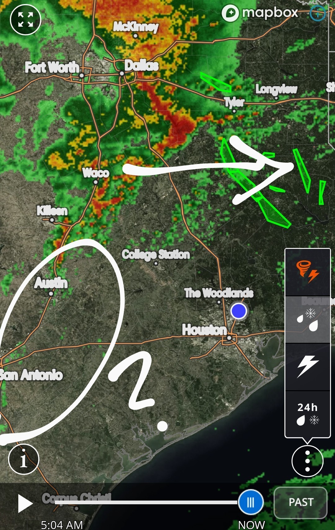 Sunday weather + Monday cool down.