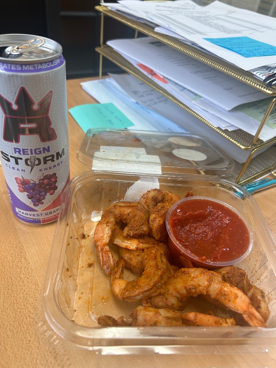 Lunch of champions!