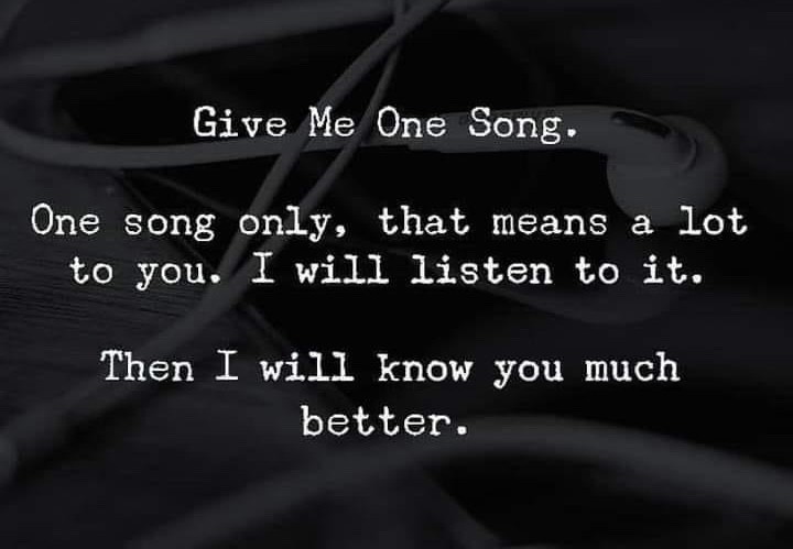 Give me one song