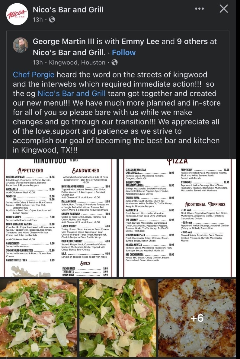 Nico's added to their menu after public outcry.