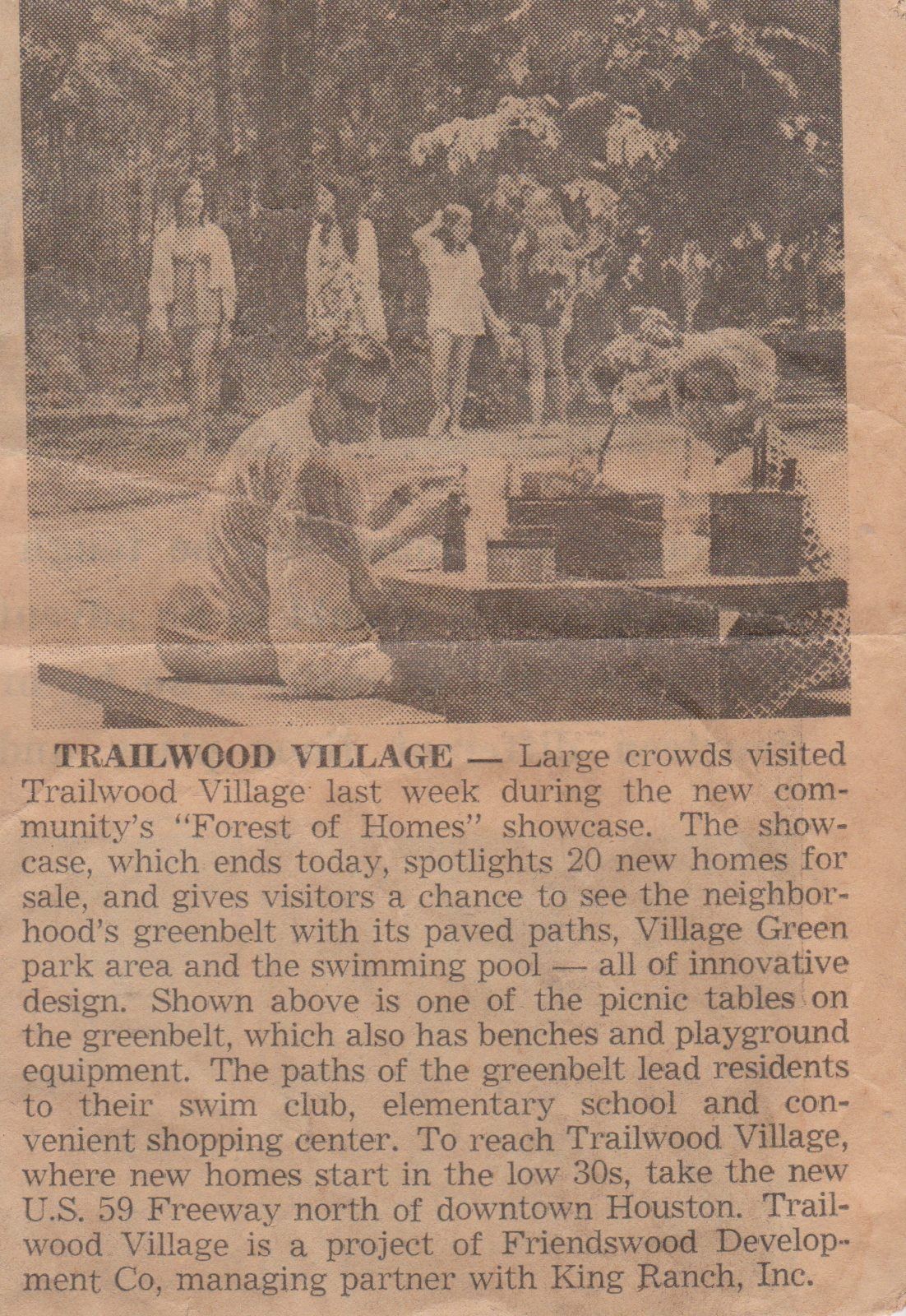 KINGWOOD HISTORICAL BITS & PIECES