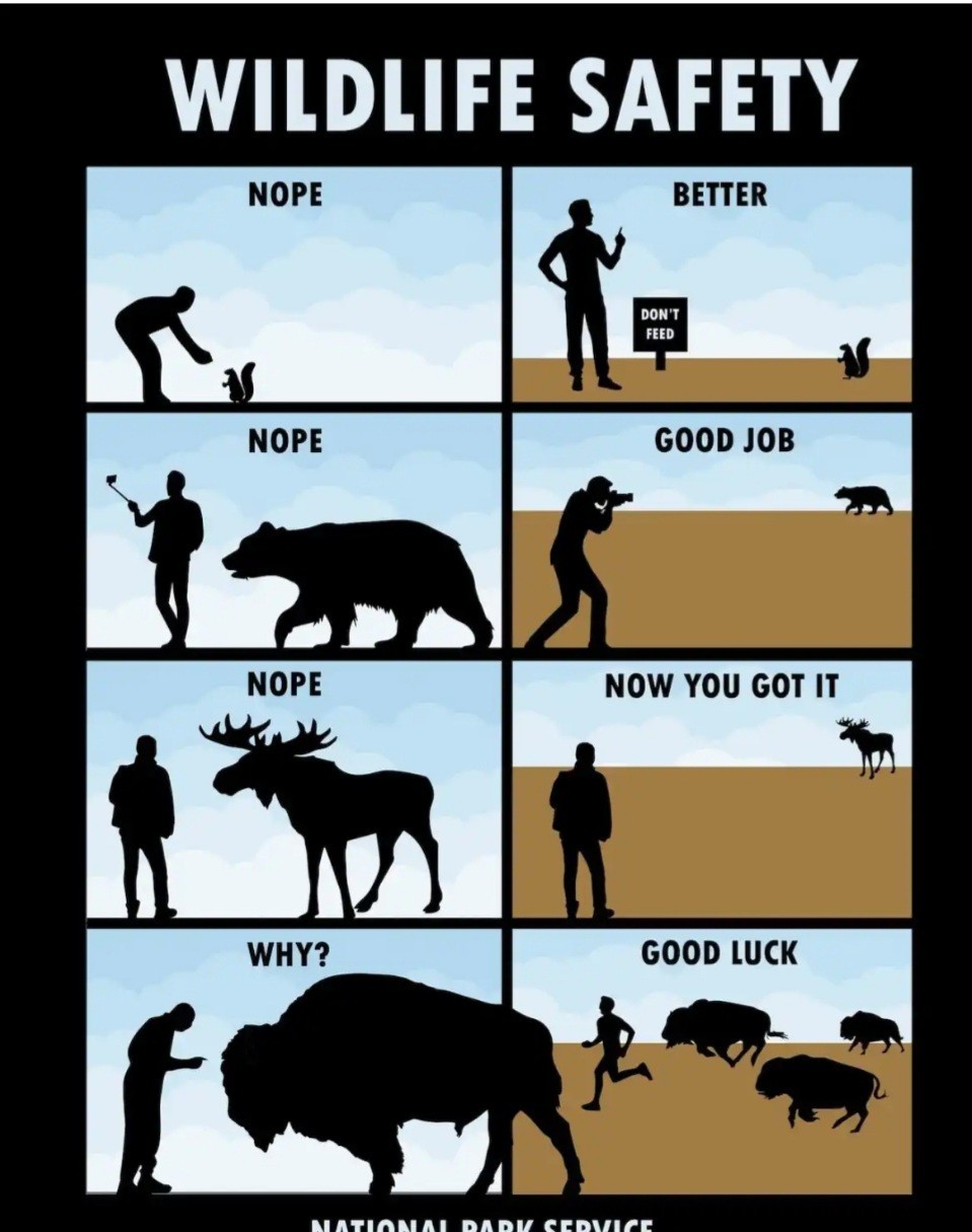 National Park Service PSA has a sense of humor!