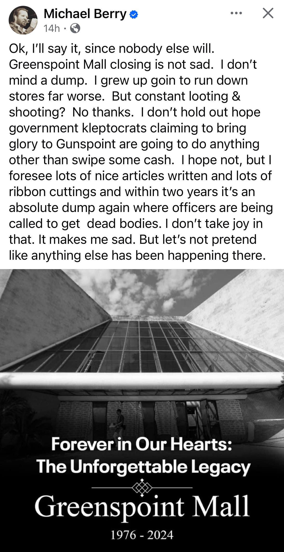 RIP Greenspoint Mall