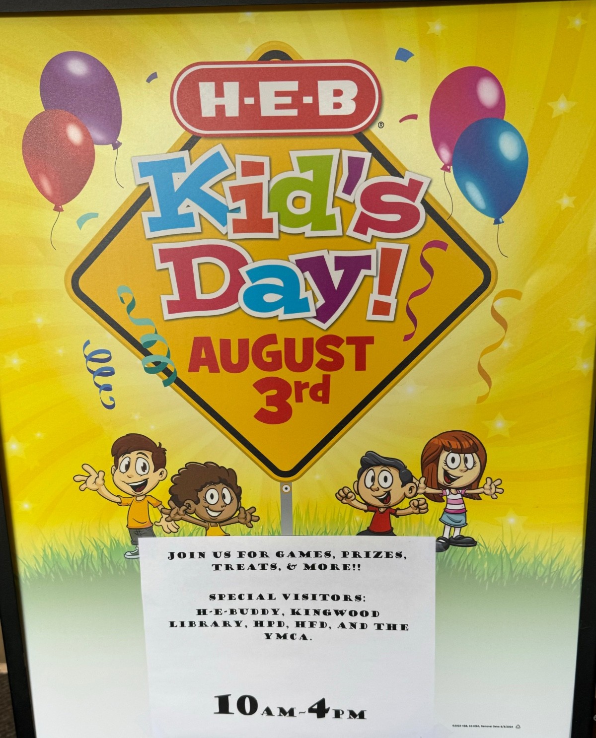 HEB event on Saturday for kids