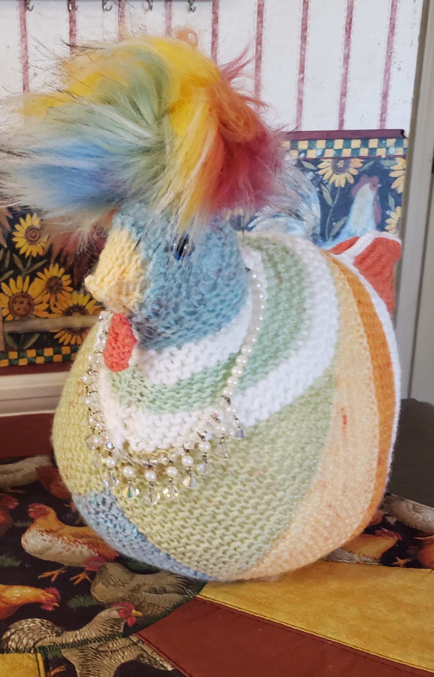 Emotional support chicken done!