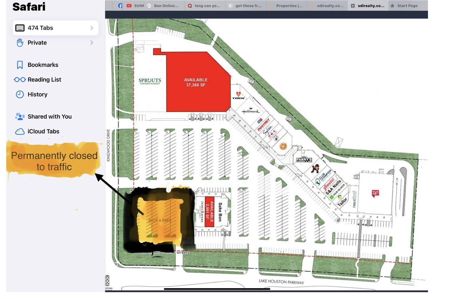TRAFFIC PATTERN CHANGE.. KW Dr @ WLHP