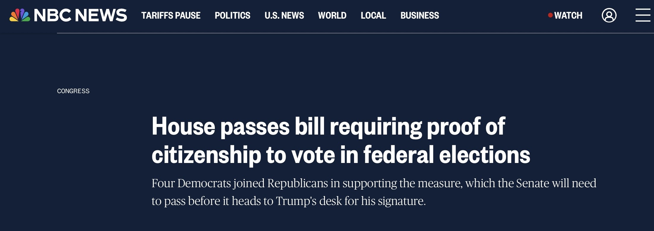 Finally we have a little voter integrity on the books!