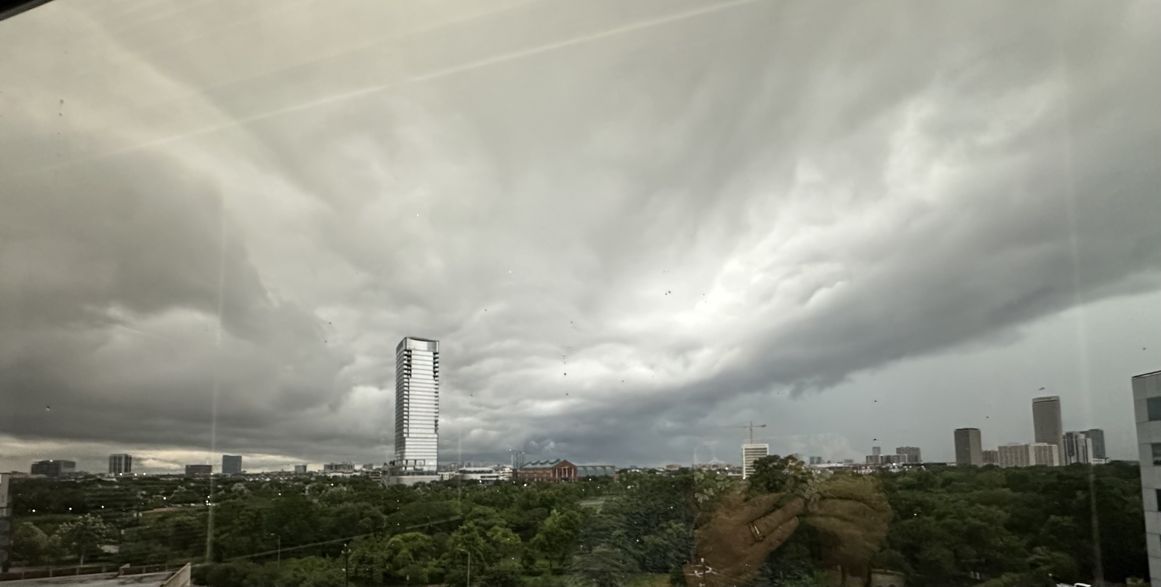 It's really clouded up since I took this picture about five minu