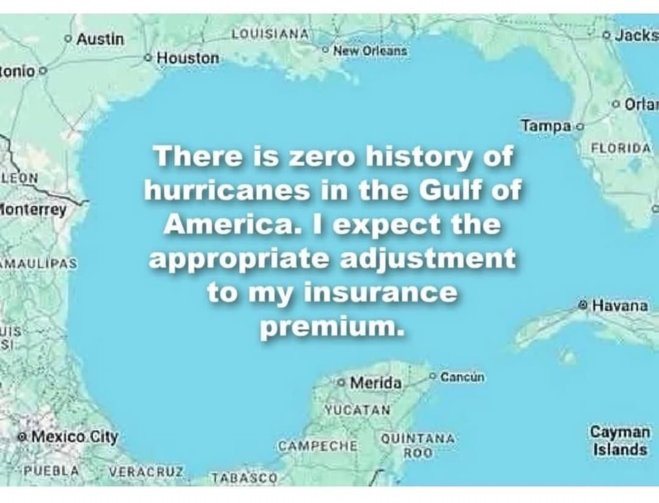 Hurricanes and insurance!