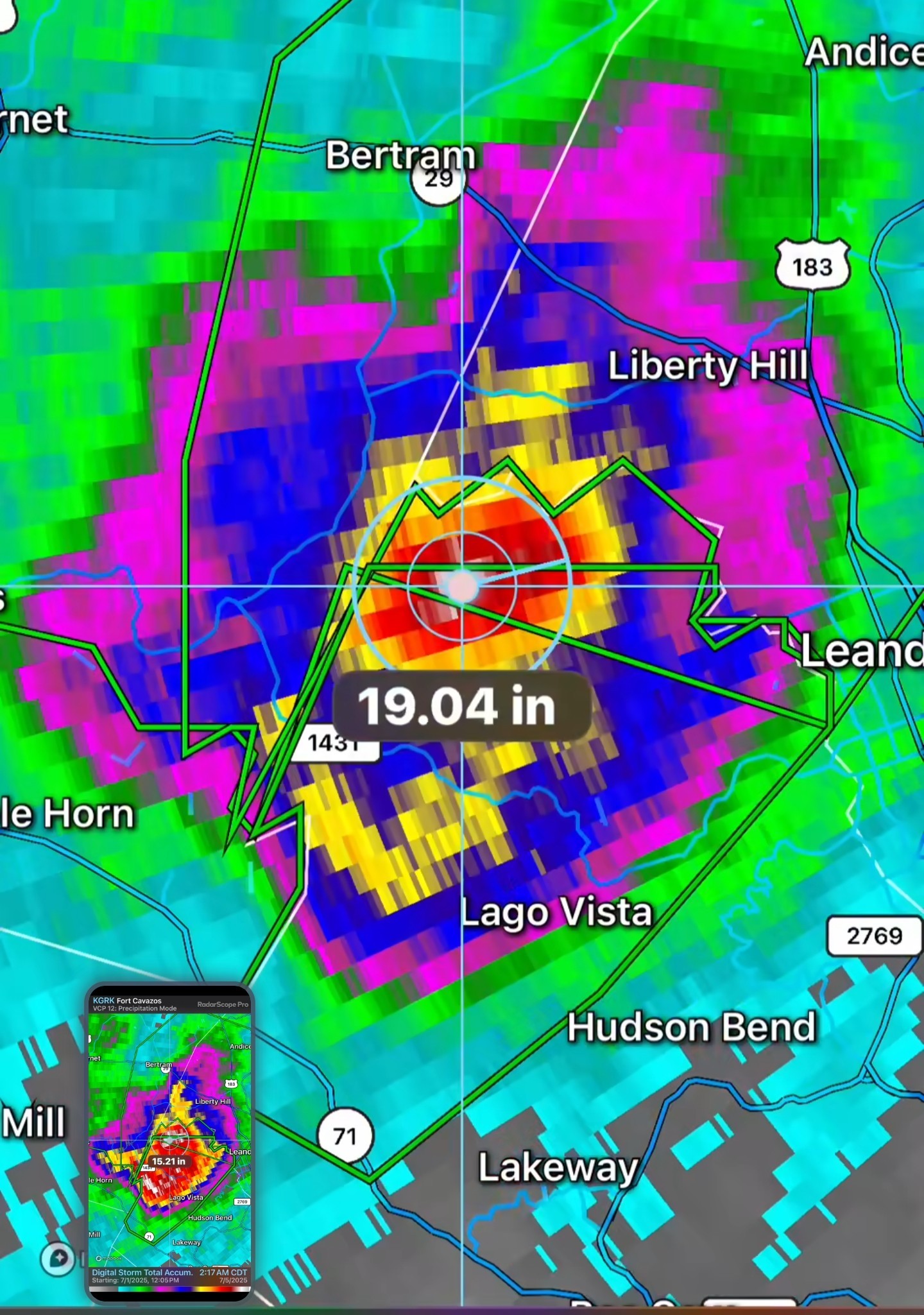 Another flash flood emergency - Lake Travis