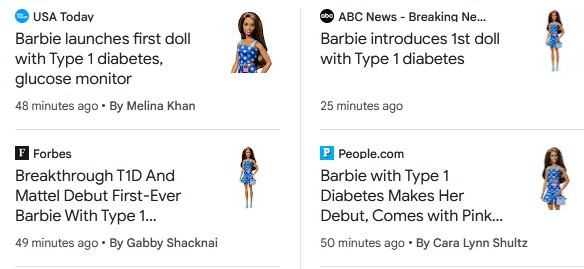 New "Diabetes Barbie"