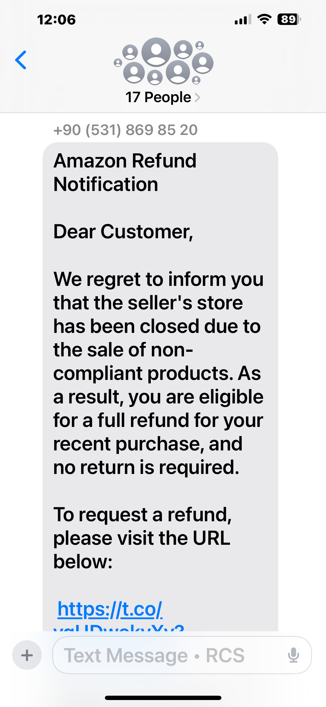 Scam Alert Amazon