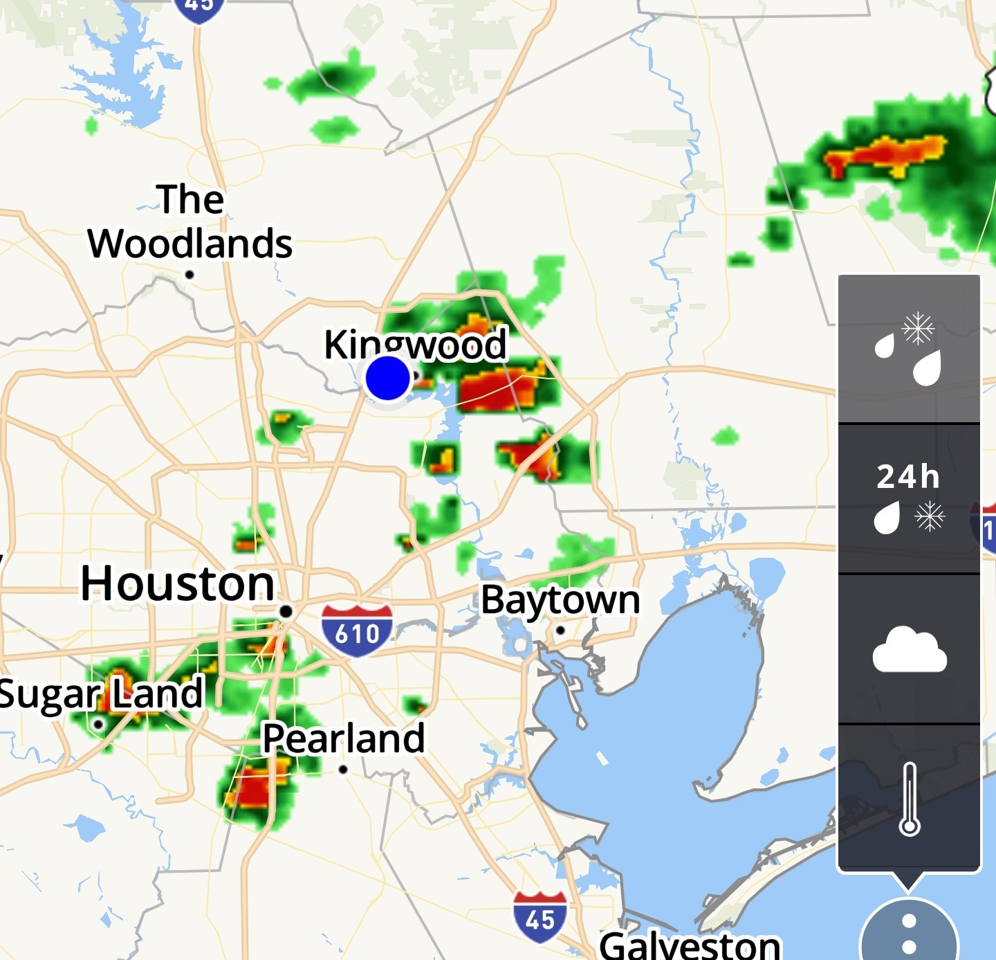 Current radar - Noon