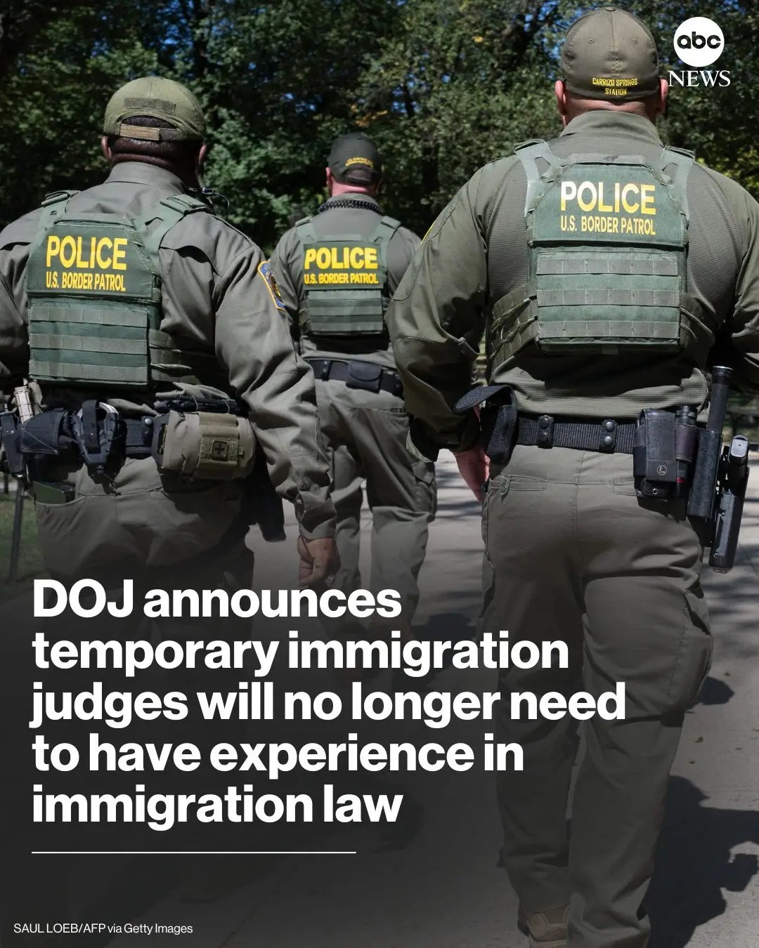 DOJ announces immigration judges will no longer need to have ex