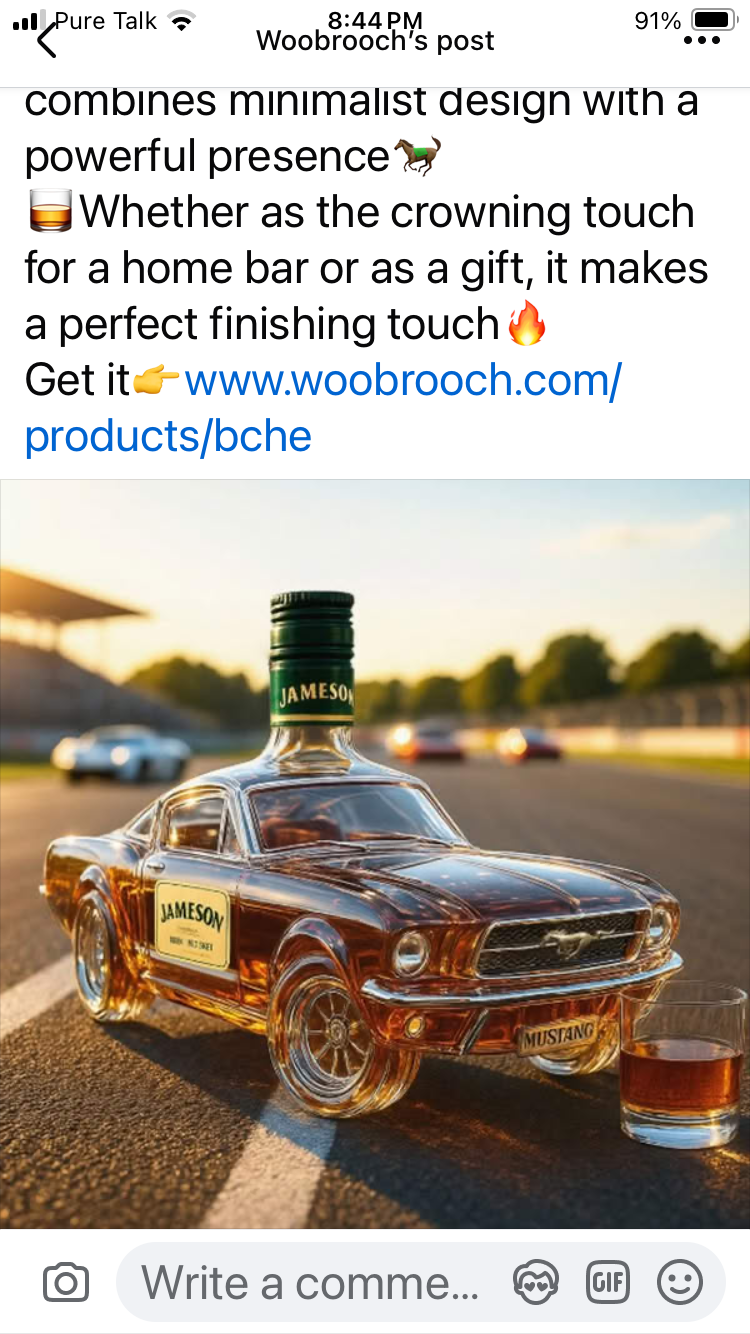 Just saw this cool whiskey bottle.