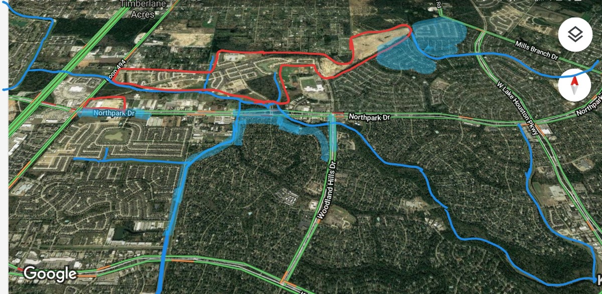 Kingwood Texas Flooding Map Today
