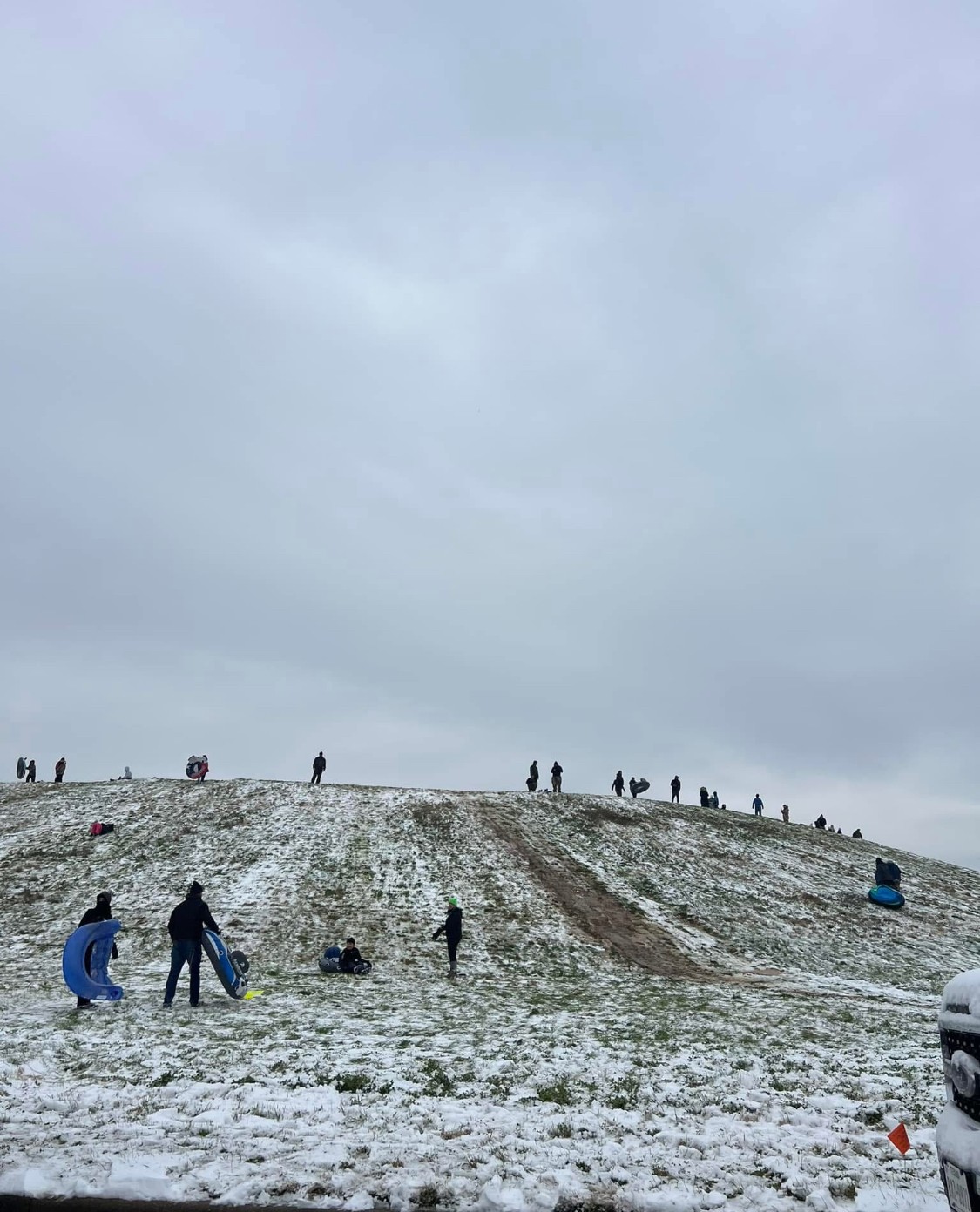 "The Hill" at Valley Ranch today.