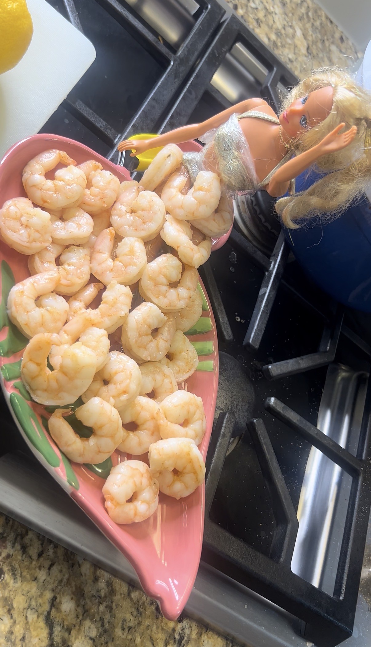 My kids went to Australia a few years ago, so I sent them "shrim